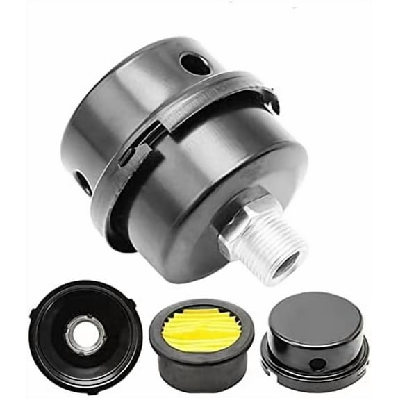 HL018200AV Air Compressor Silencer Metal 20mm Thread Fits Campbell ...