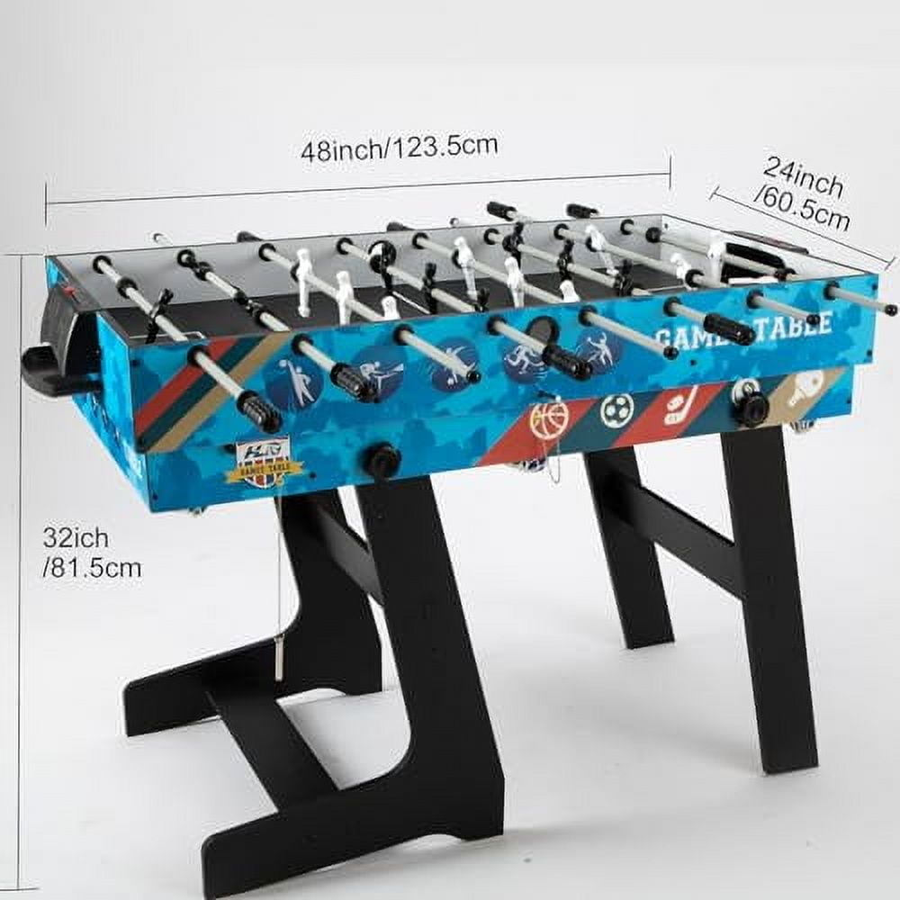 HLC 5-in-1 Multi-Game Table with Hockey Table, Soccer Foosball Table ...
