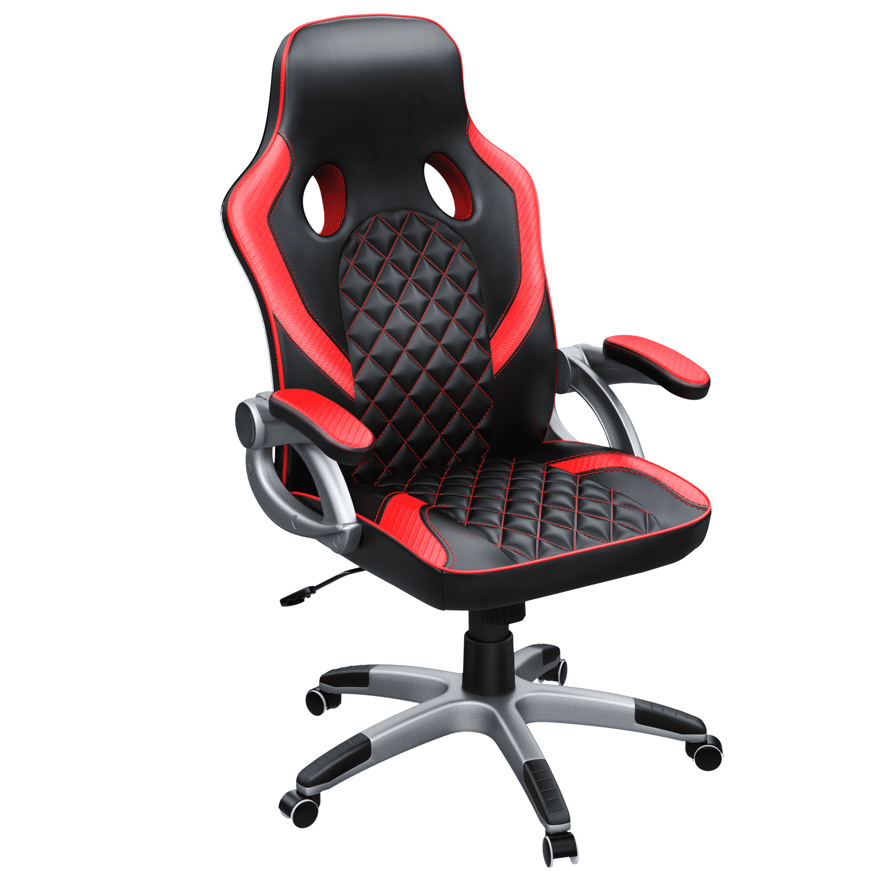 HLDIRECT Gaming Chair with Pocket Spring Cushion, Video Game Chair ...