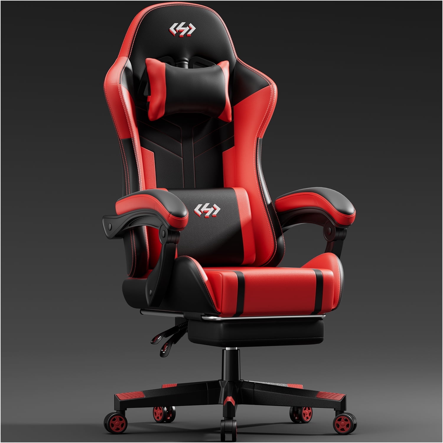 HLDIRECT Gaming Chair with Pocket Spring Cushion, Video Game Chair ...