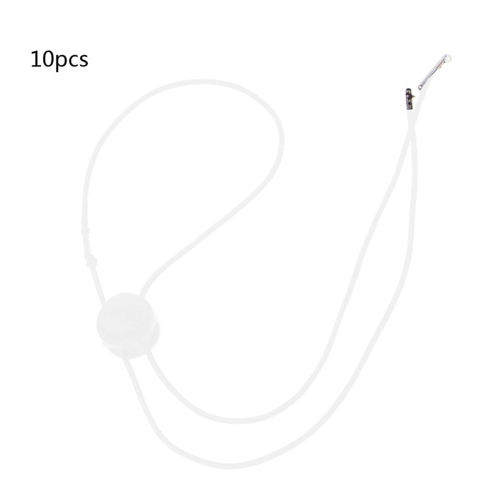 HLGDYJ 10PCS Flexible Removable Elastic Hat Chin Cord Straps Adjustable ...