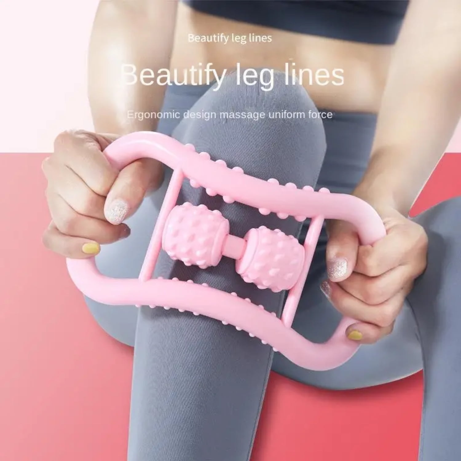 Hljhkjwm Circular Calf Massager And Yoga Wheel For Deep Muscle Relief And Full Body Stretching