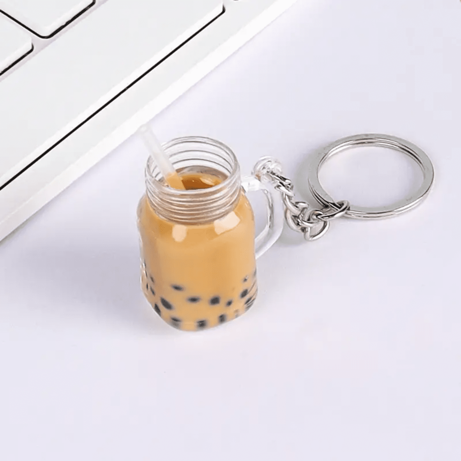 HLJHKJWM Cute Boba Tea Keychains - Perfect Adorable Set of Best Teas ...
