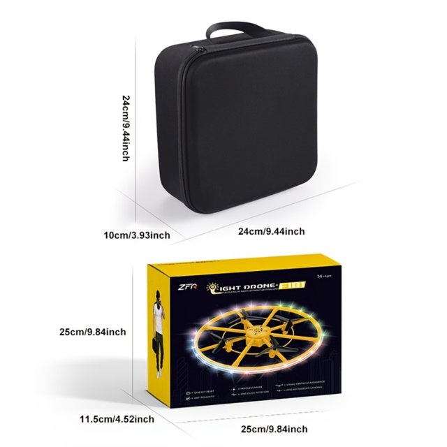 HLJHKJWM Intelligent Glitter UFO: Unmanned Aerial Vehicle UAV Cross ...