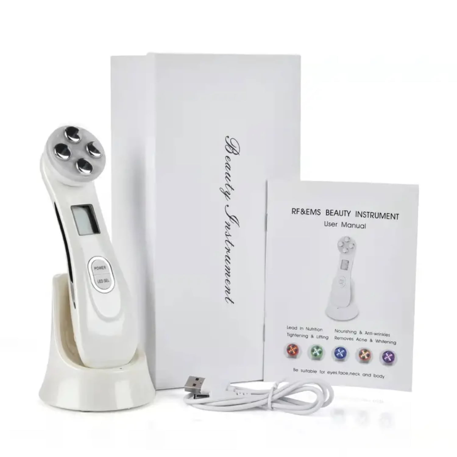 HLJHKJWM Microcurrent Facial Lifting Machine - RF Beauty Device for ...