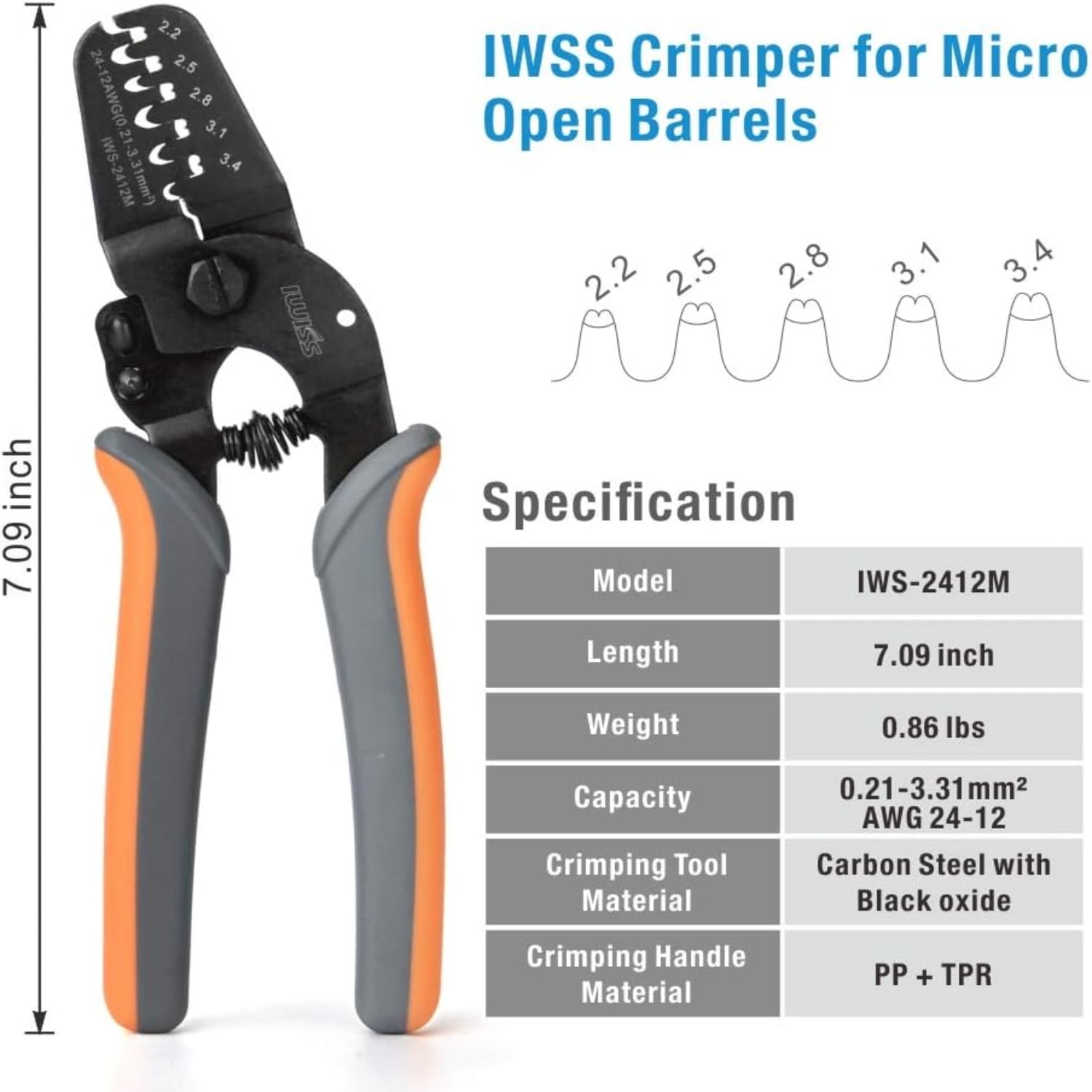 HLJHKJWM Portable reliable and efficient IWISS Mini Micro Open Barrel ...