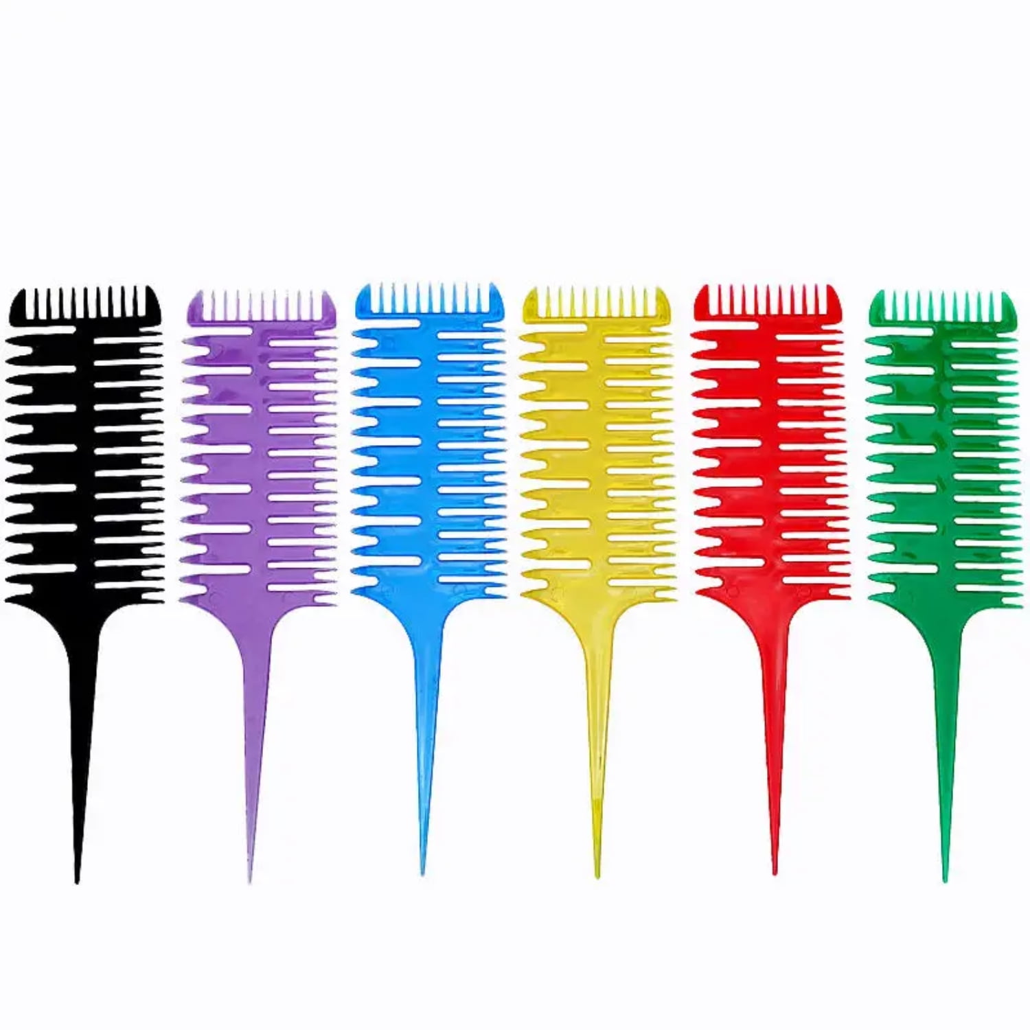 HLJHKJWM Professional 3 Way Split Hair Dye Comb Highlighter for Salon ...