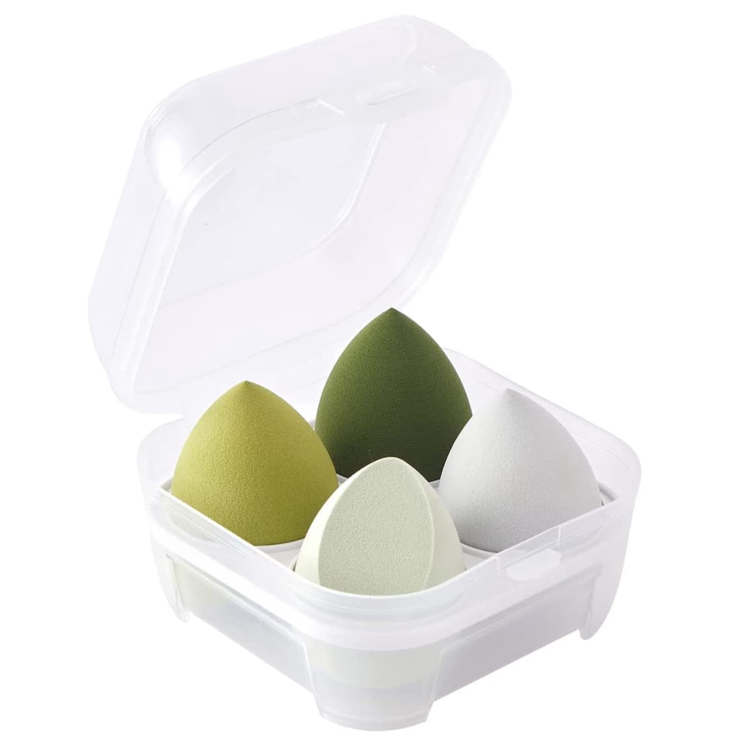 HLJHKJWM Set of 4 Soft and Fluffy Makeup Sponges for Seamless ...