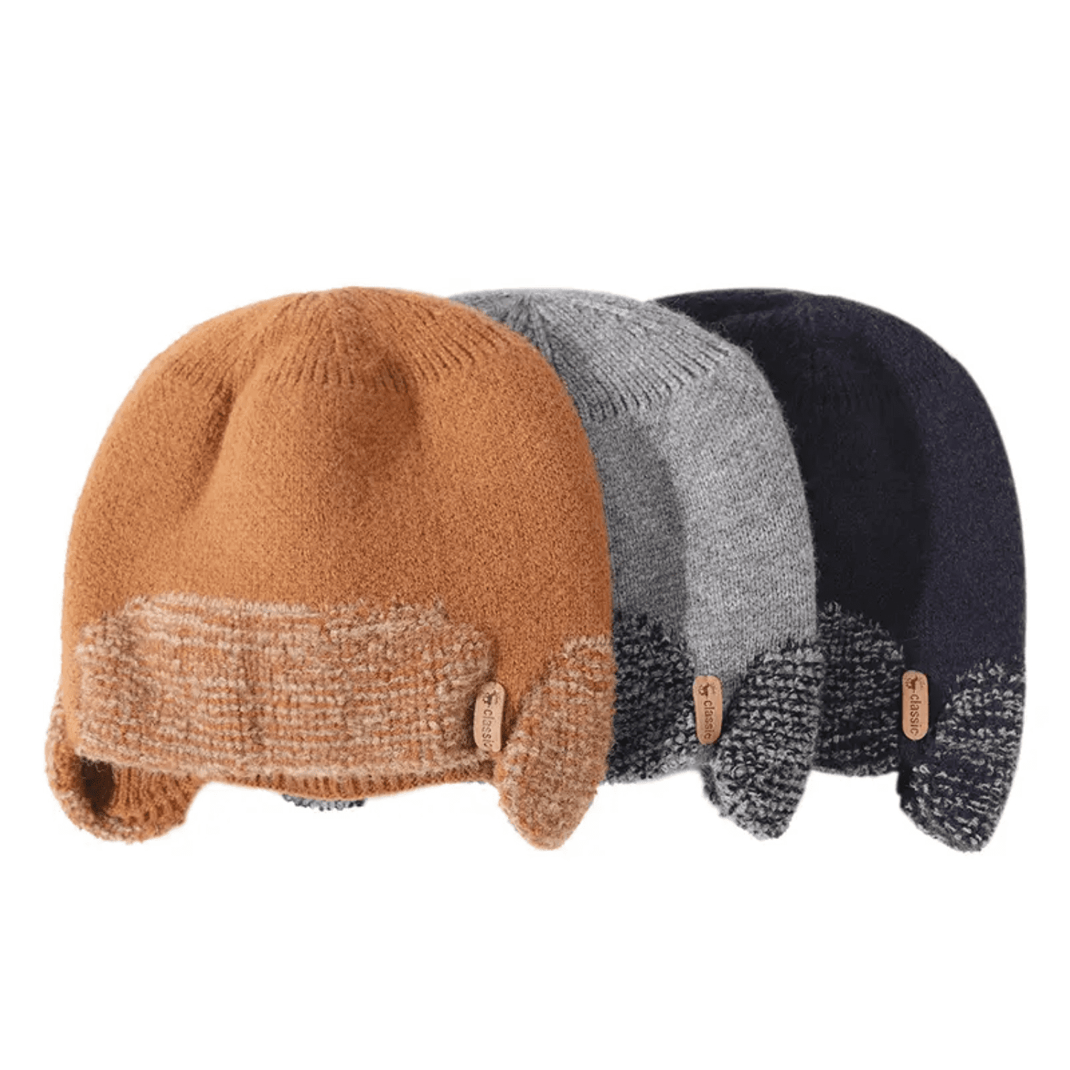 HLJHKJWM Woolen Men‘s Cap with Cozy Ear Protection Designed for Brutal ...