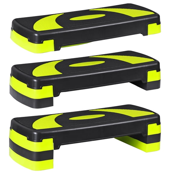 HLL 16"/28"/31"/43" Fitness Aerobic Step Platform Exercise Adjust ...