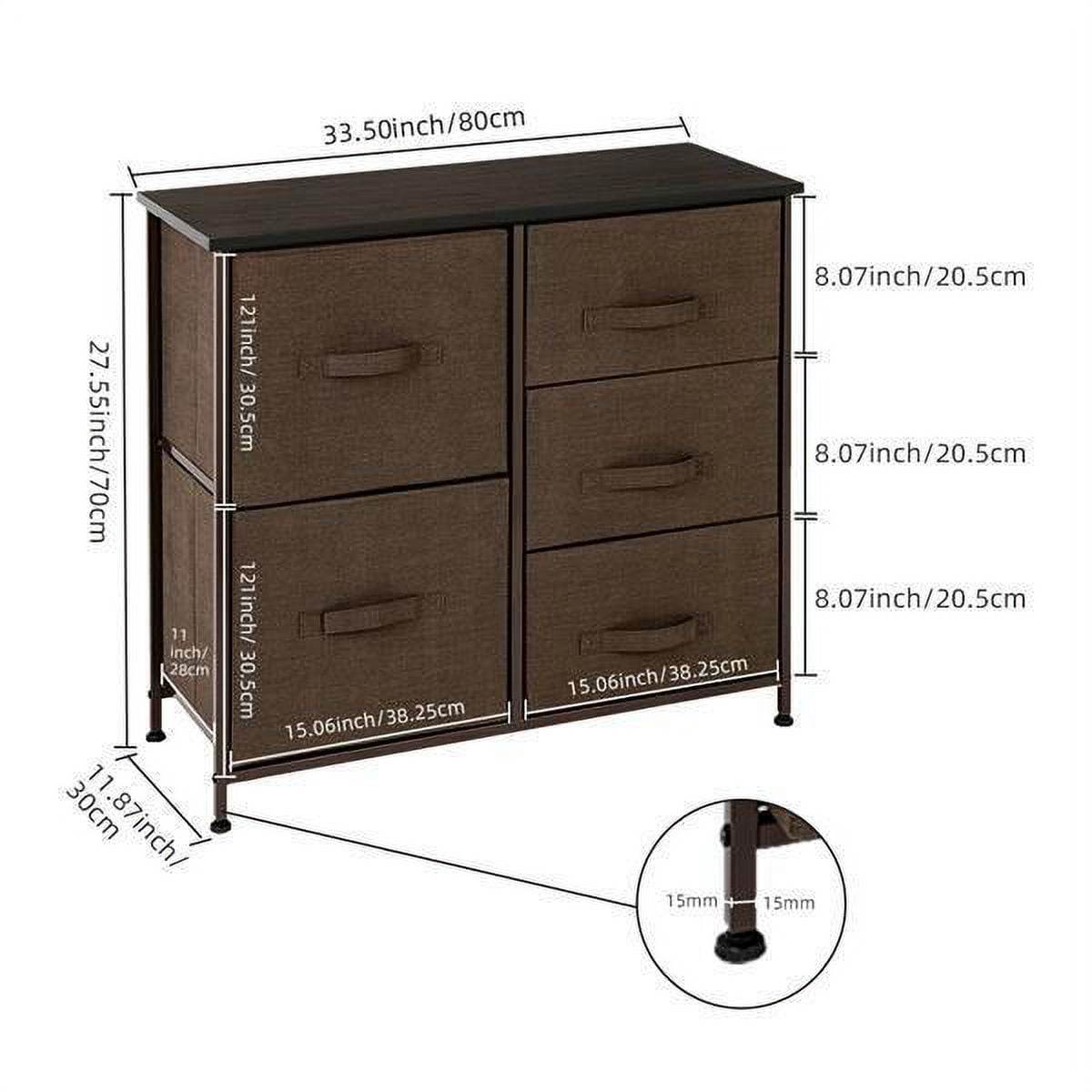 HLL with 2 3 5 7 Bin Drawers Fabric Storage Tower Organizer Unit for ...