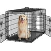 CONCETTA 24 inch Single-Door Folding Dog Crate, Portable Small Cage ...