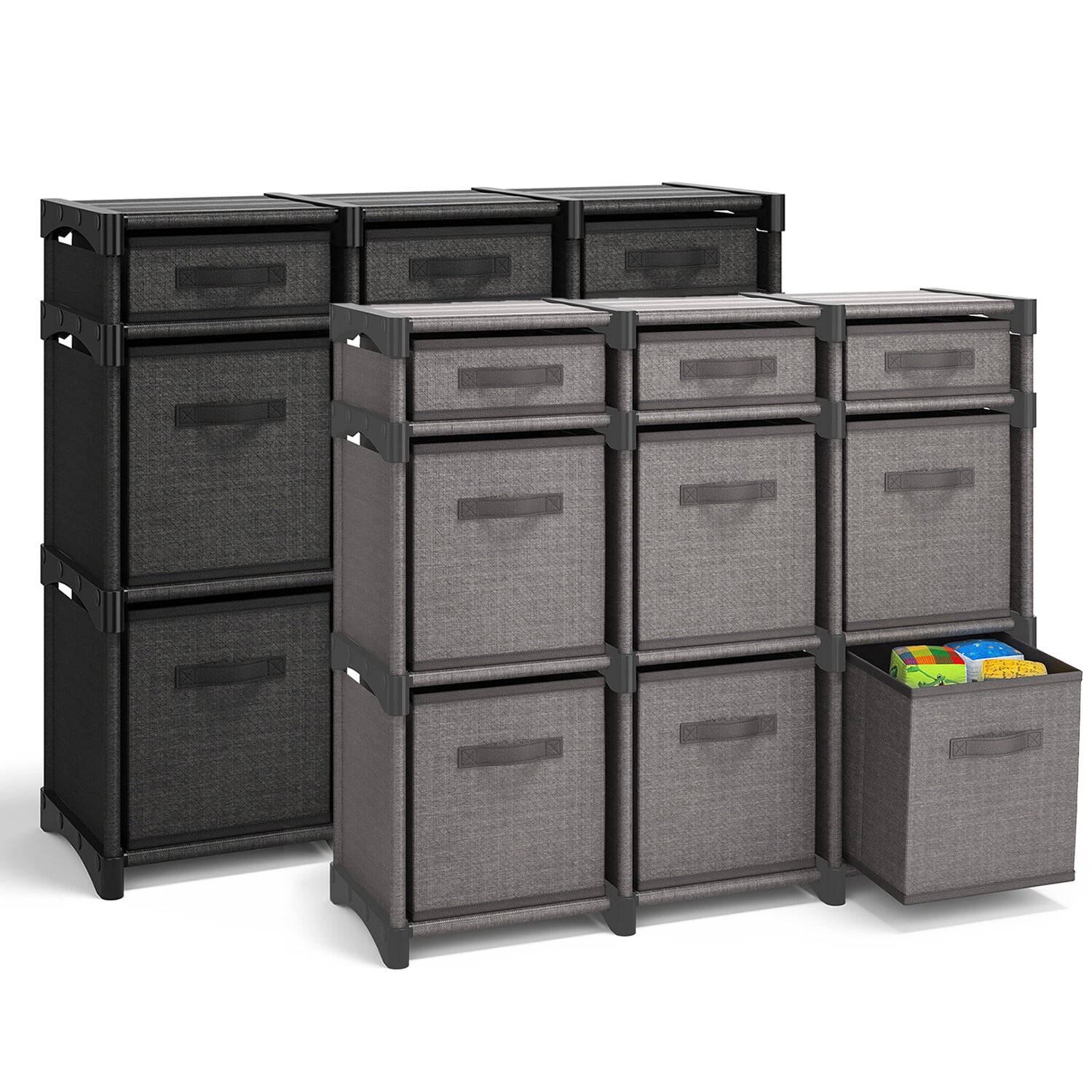 HLL 9 grid block storage rack, bedroom, living room, office, wardrobe ...