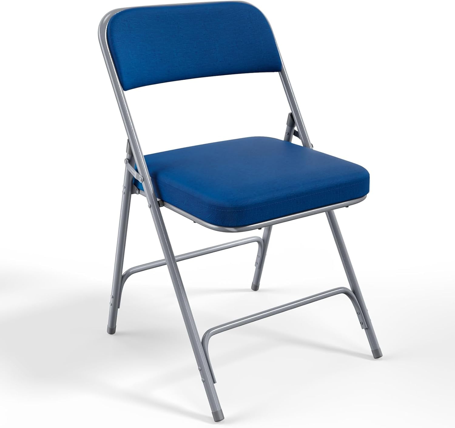 HLL Padded Folding Chairs with Thick Seat Cushion, Portable, Durable ...