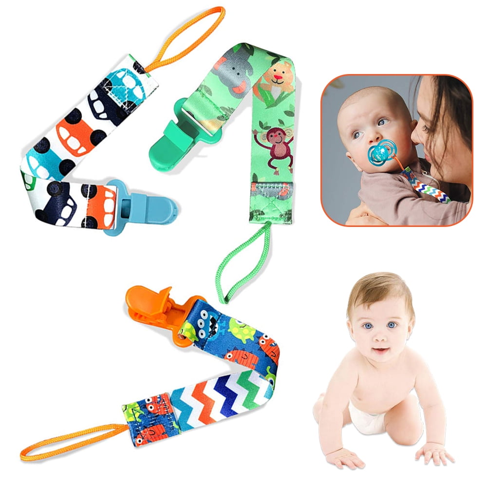 HLONK 3PCS High-quality Pacifier Holder, With An Adjustable Length Belt ...