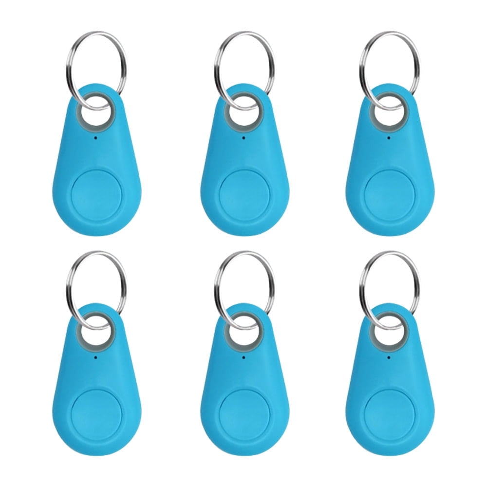 HLONK 6 Pieces Key Finder Item Locator, GPS Keychains Bluetooth Tracker ...