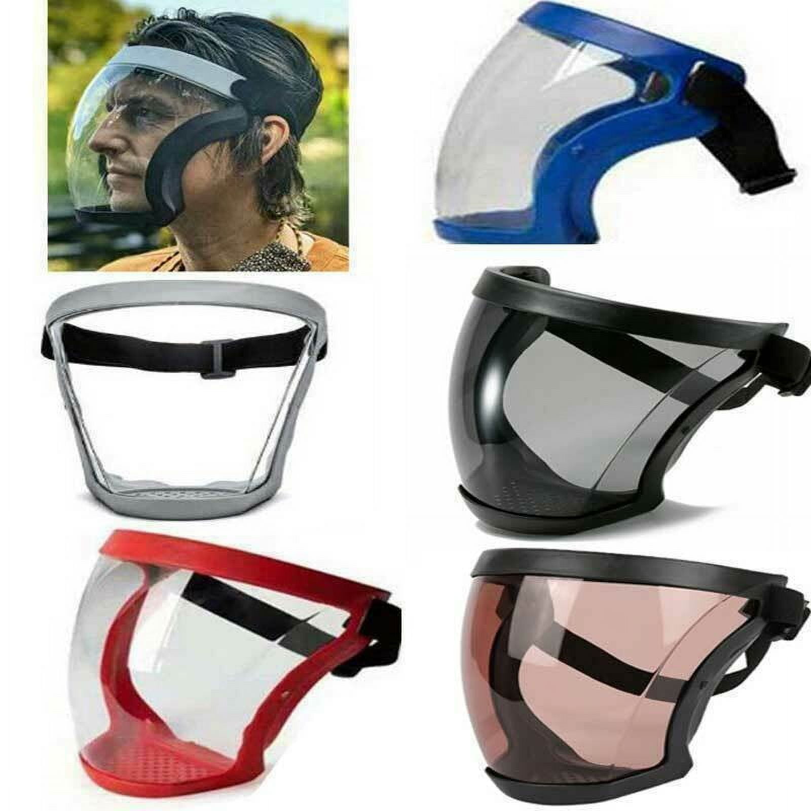 HLONK Anti-fog Full Face Shield Super Protective Head Cover Transparent ...