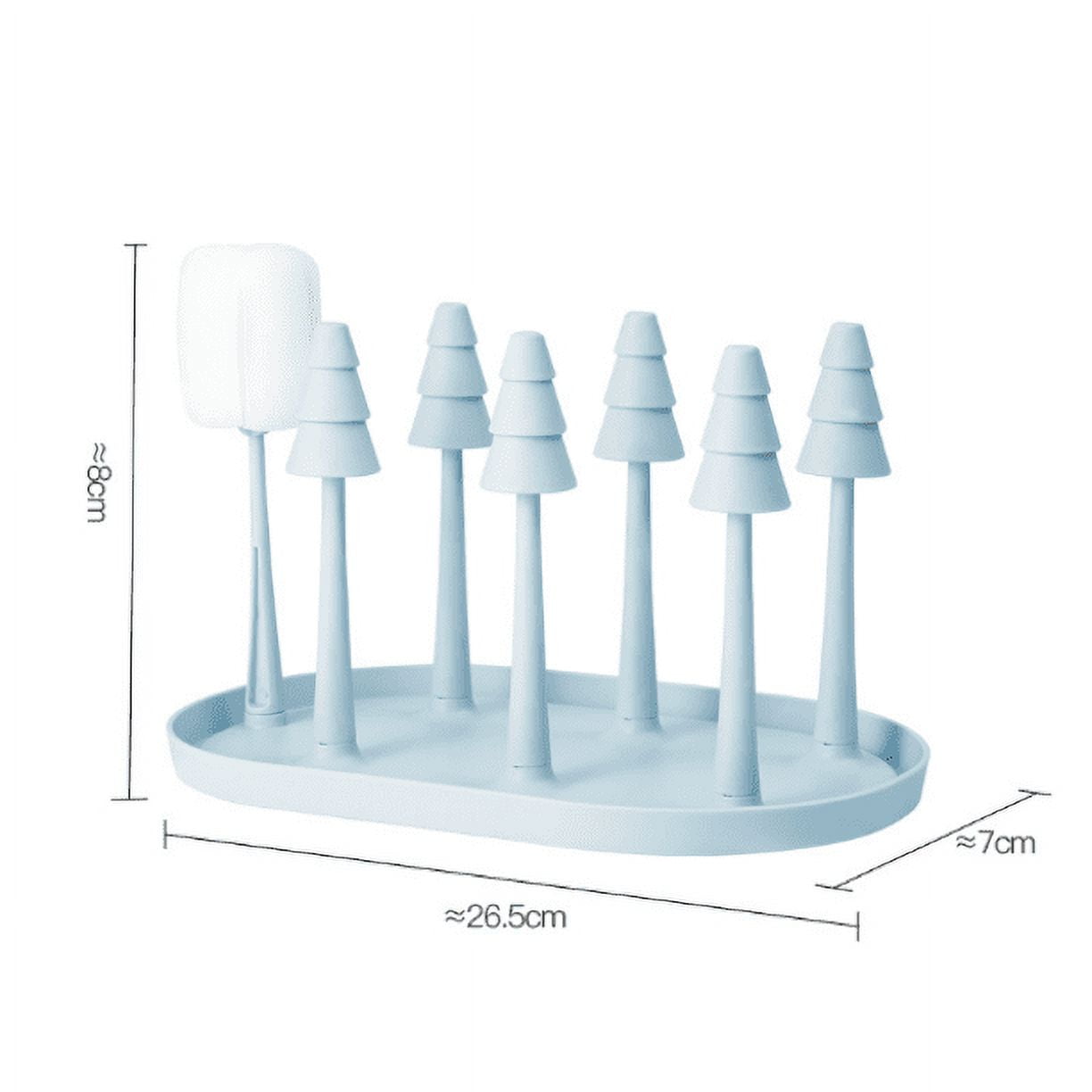 HLONK Cup Drain Rack Baby Bottle Holder Wine Glass Rack Cup Storage ...