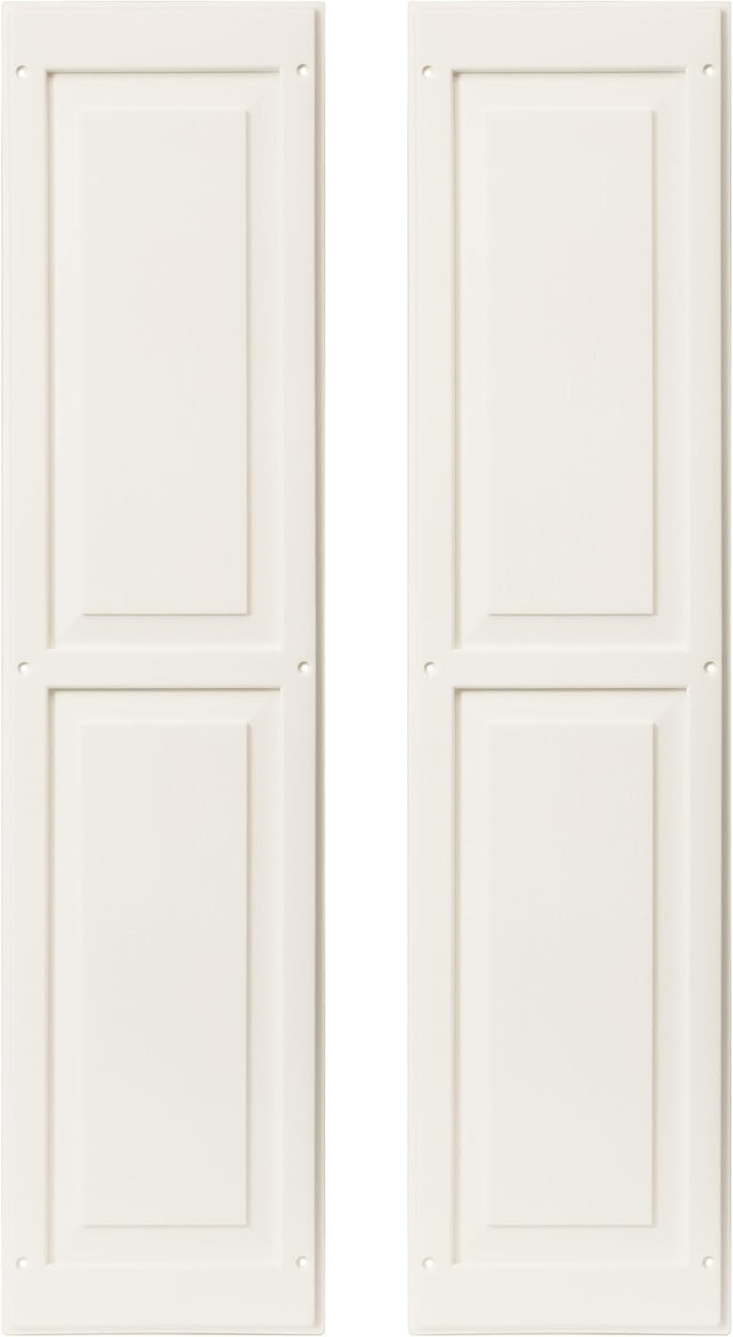 Shed Shutters Raised Panel 9" W x 36" H for Sheds, Playhouses, and ...