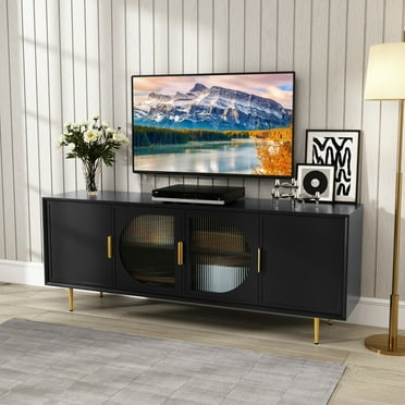 Evelyn&Zoe Holbrook Rectangular TV Stand for TV's up to 75", Alder ...