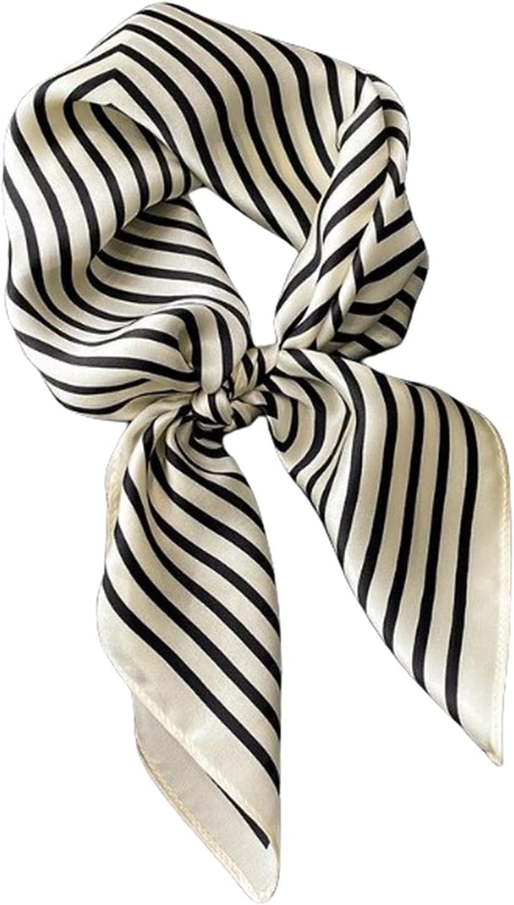 HLSOHJP Satin Scarves Women Fashion Silk Head Scarf Neck Scarves ...