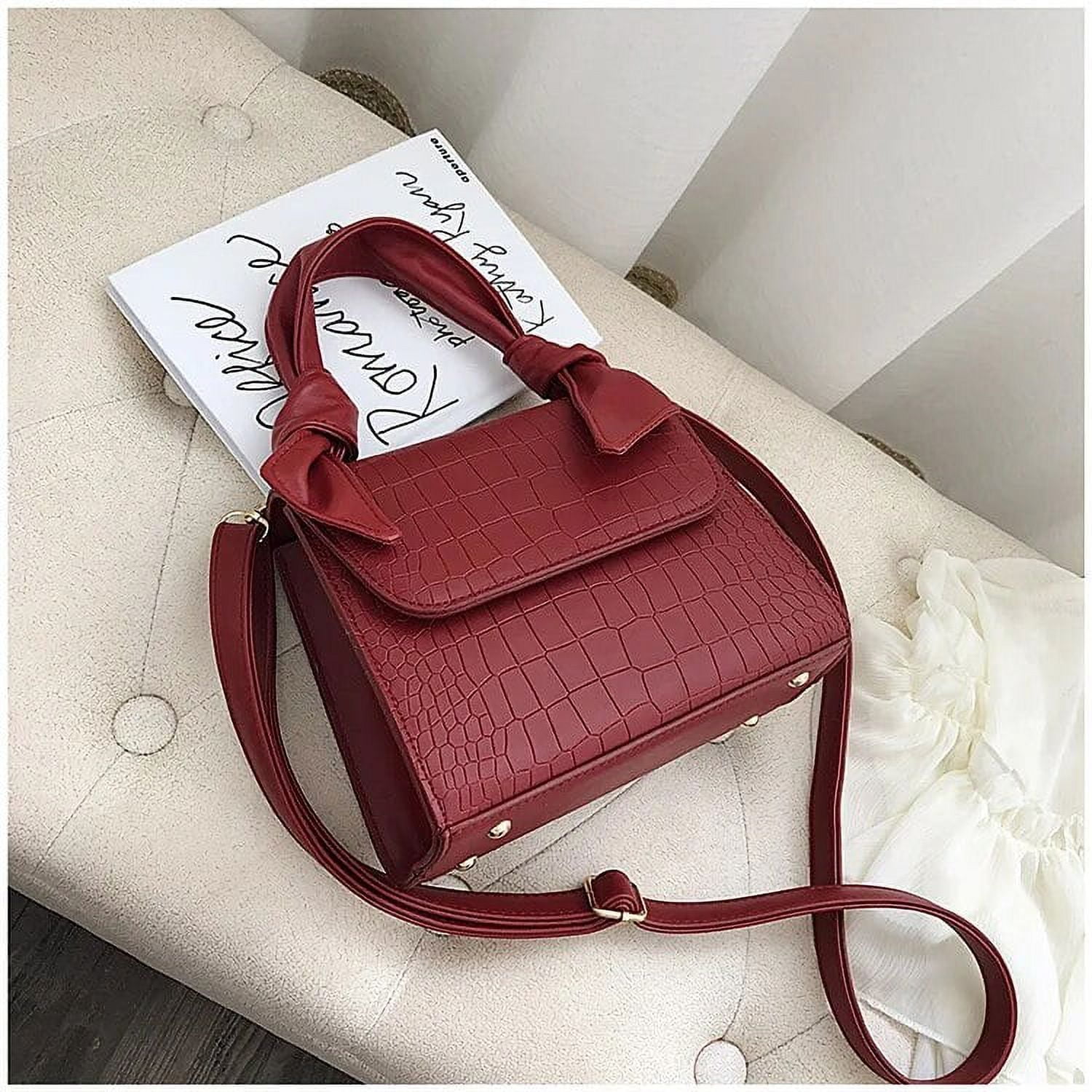 HLSOHJP Small Square Bags for Women Hand Designer Luxury Brand PU ...