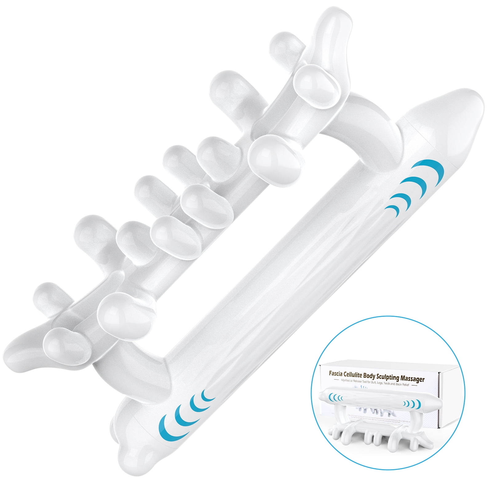 HLTHZONE Fascial massage tool with manual trigger points, deep tissue ...