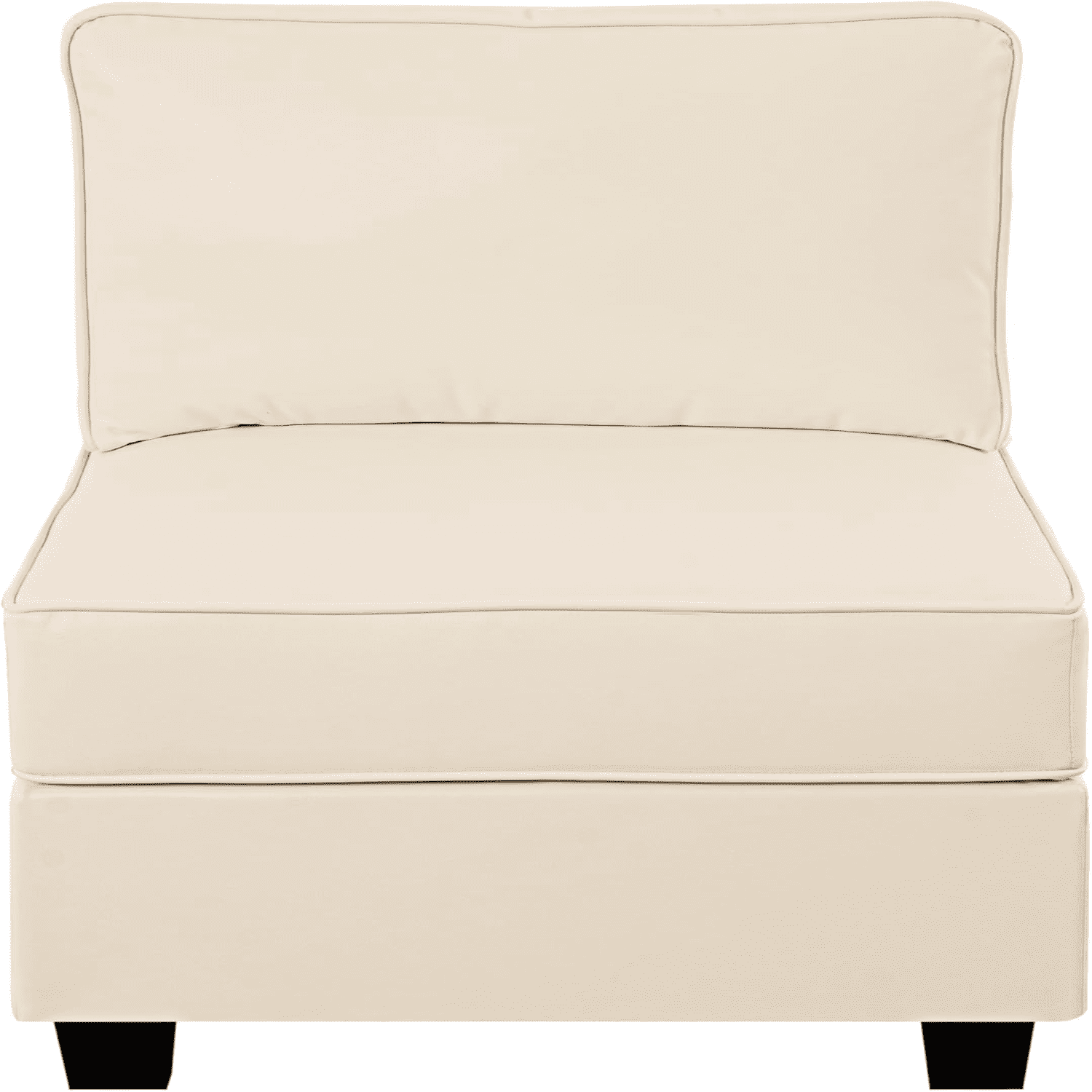 Sarah Modular Sofa Middle Module with Storage Accent Armless Chair for ...