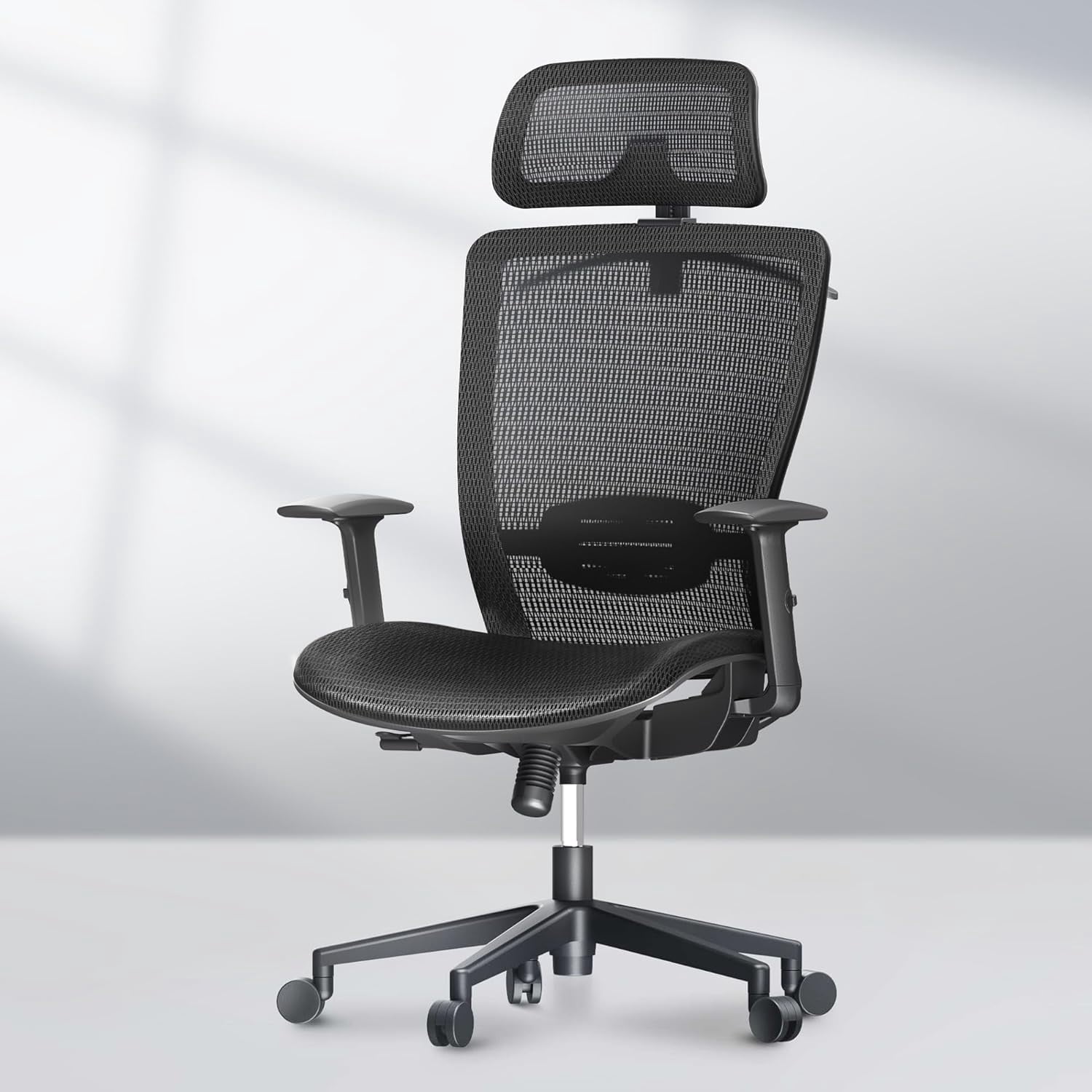HLTJSUJ Ergonomic Chair Mesh Back Swivel Computer Chair Chairs with 4D ...