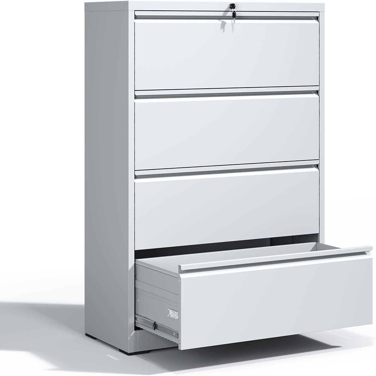 HLTJSUJ Locking Filing Cabinet with 5 Drawer Heavy Duty Large Metal ...