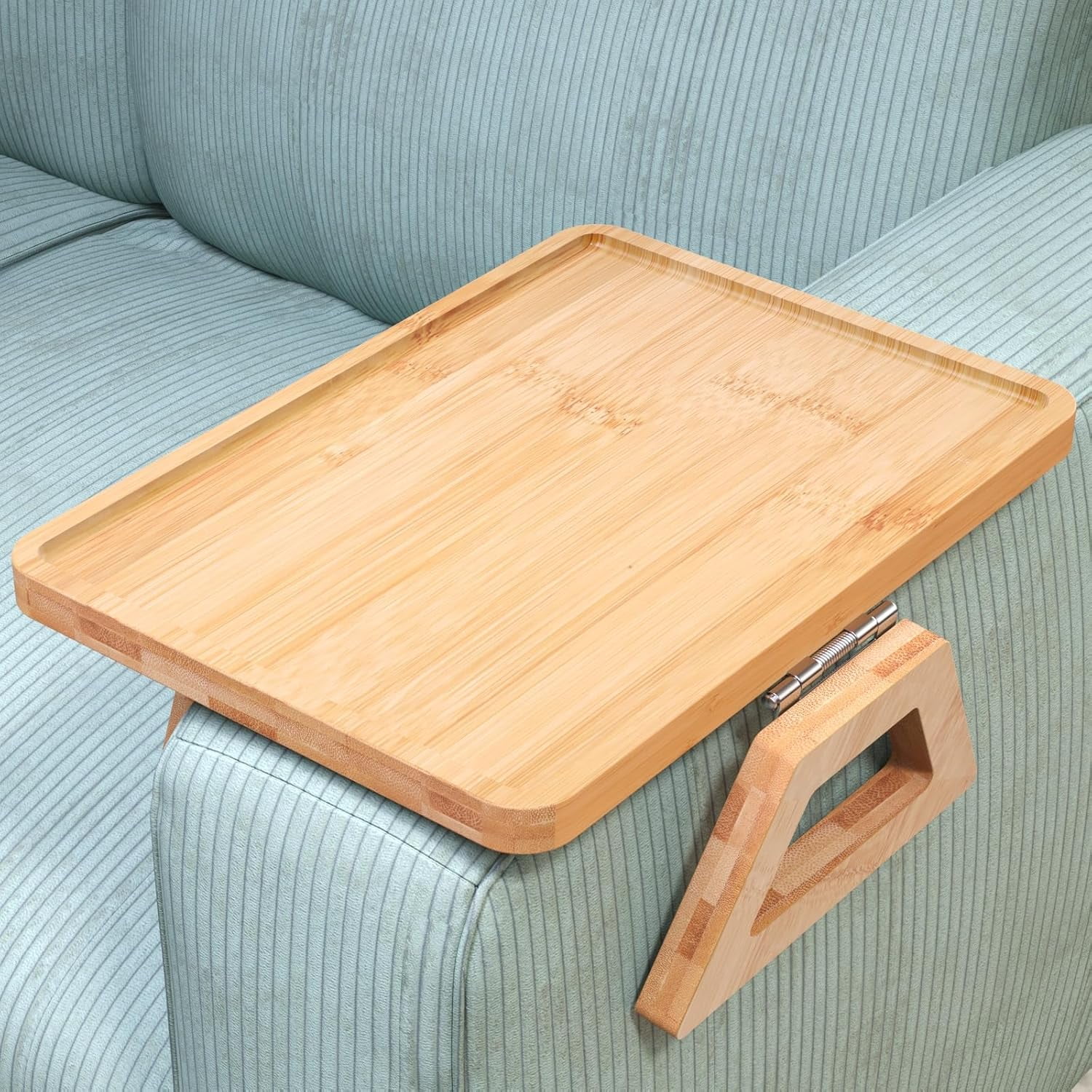 HLTUDJ Couch Arm Tray Folding Sofa Tray Sofa Armrest Tray Clip-On Couch ...