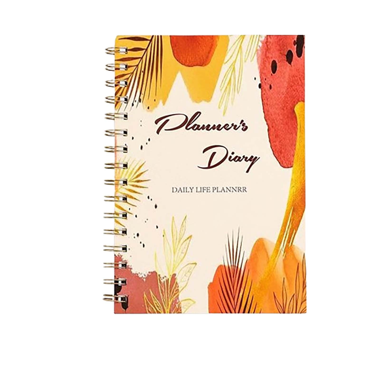 HLUFFY Daily Life Planner Diary 12-Month Undated Organizer with ...