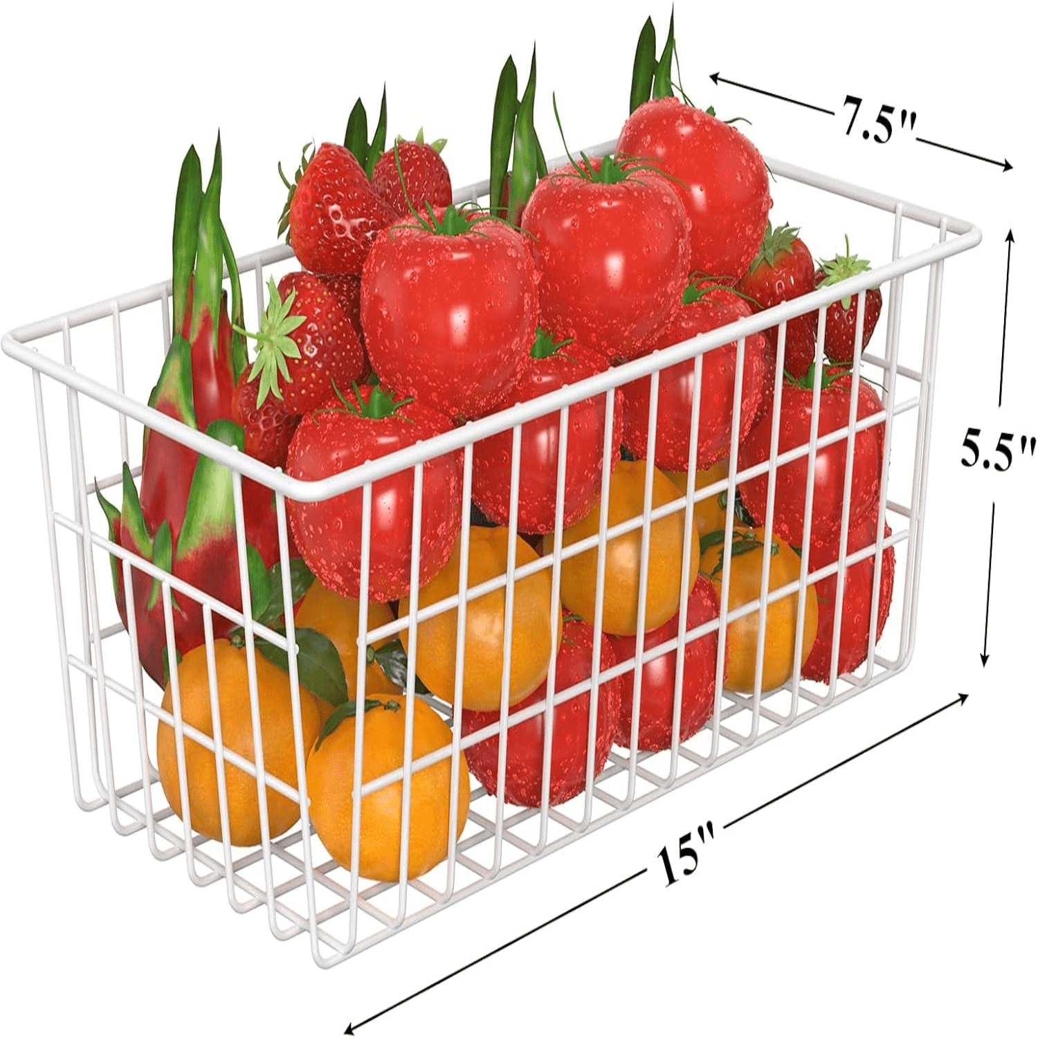 HLZZZAN QDXCTYBU Freezer Organizer Bins Freezer Baskets for Chest ...