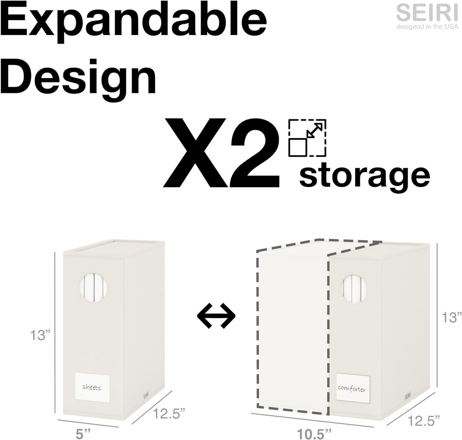 HLZZZLZ 3 Pack Expandable Multi Size Bed Sheet Organizers and Storage ...