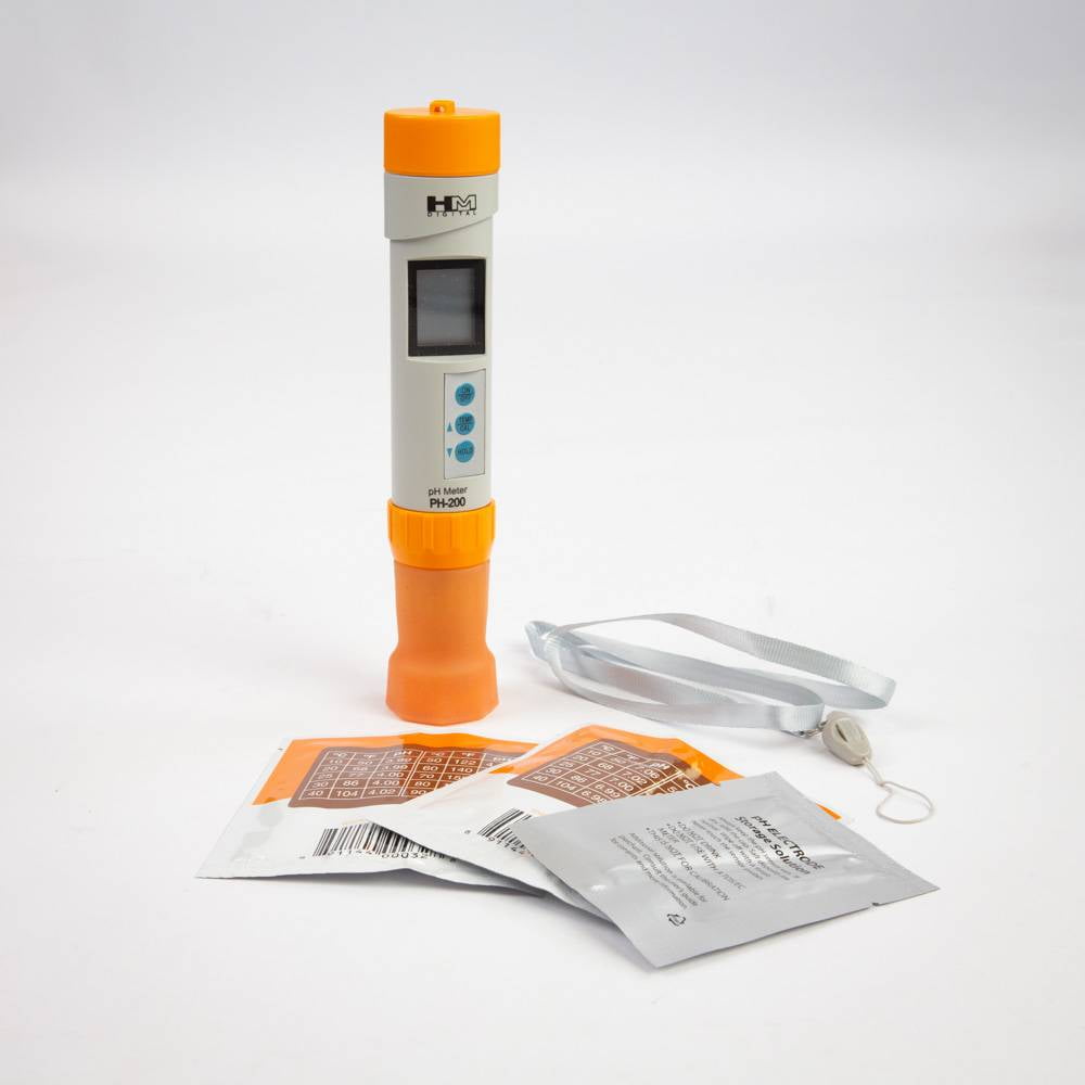 HM Digital PH-200 Pro Series pH Meter Waterproof Handheld Water Quality ...
