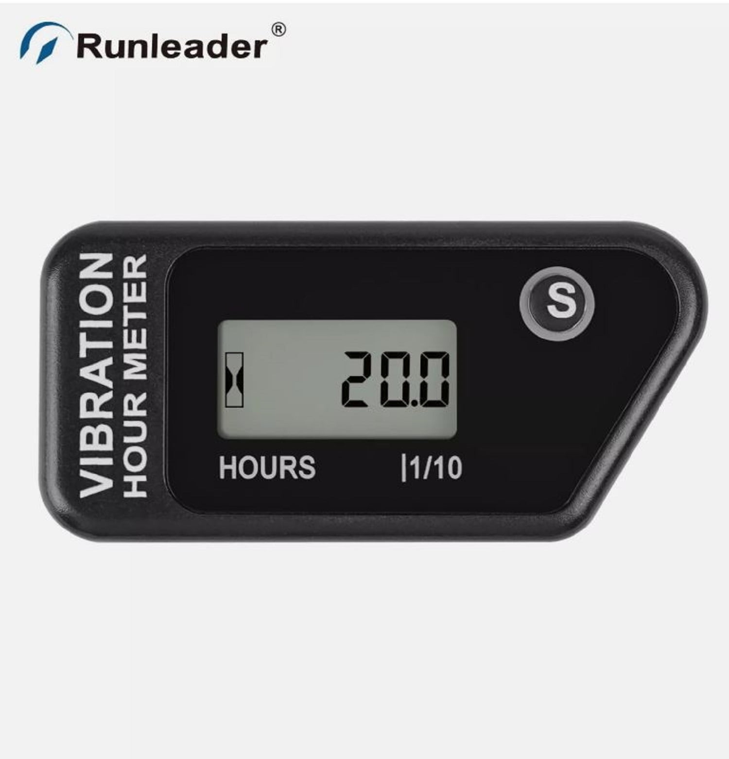 HM016L Model Digital LCD Display Wireless Vibration Type Hour Counter ...