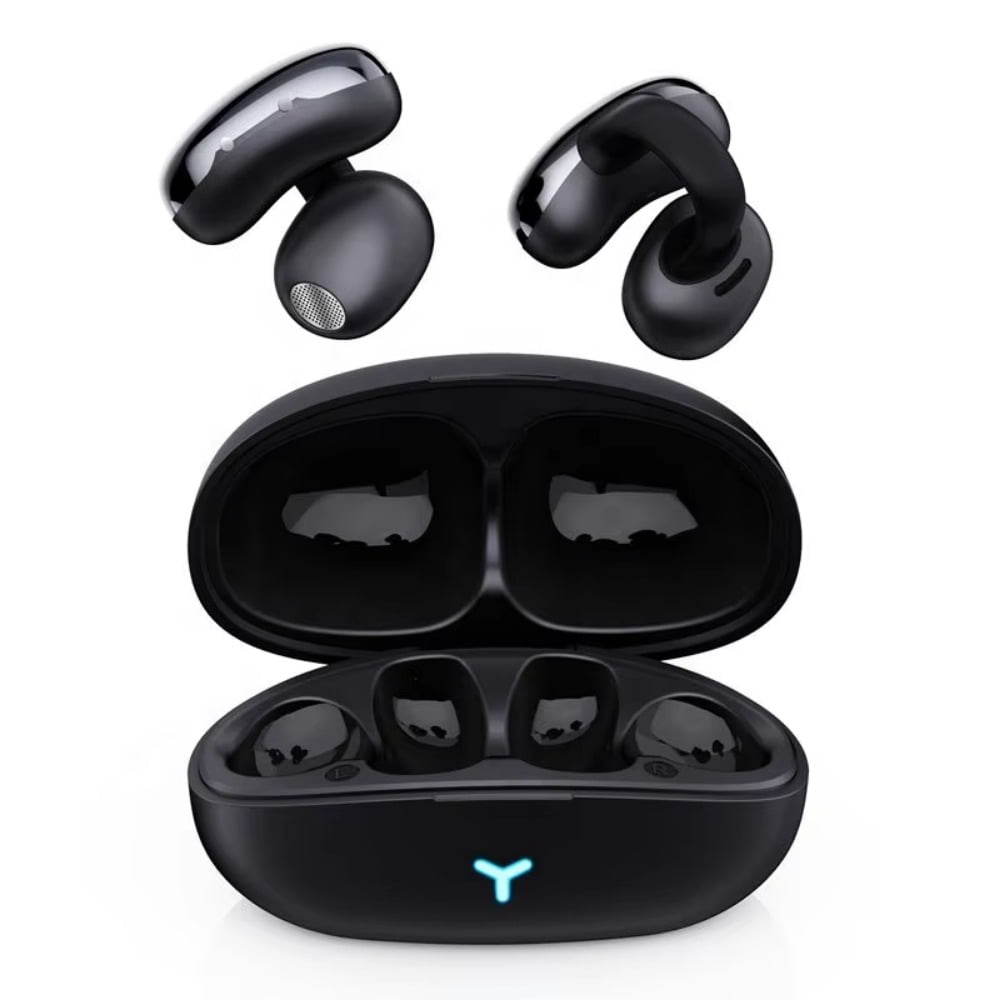 HM20 Open Ear Clip TWS Earphones BT 5.3 Wireless ENC Noise Cancelling ...