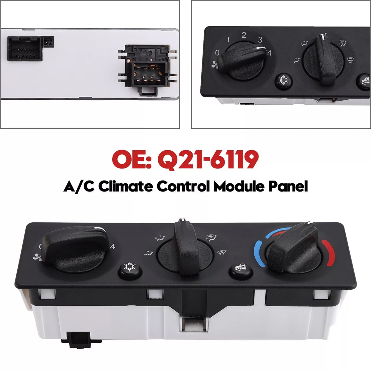 HMCYCI A/C Heater Climate Control Module Fit for Peterbilt Trucks 337 ...