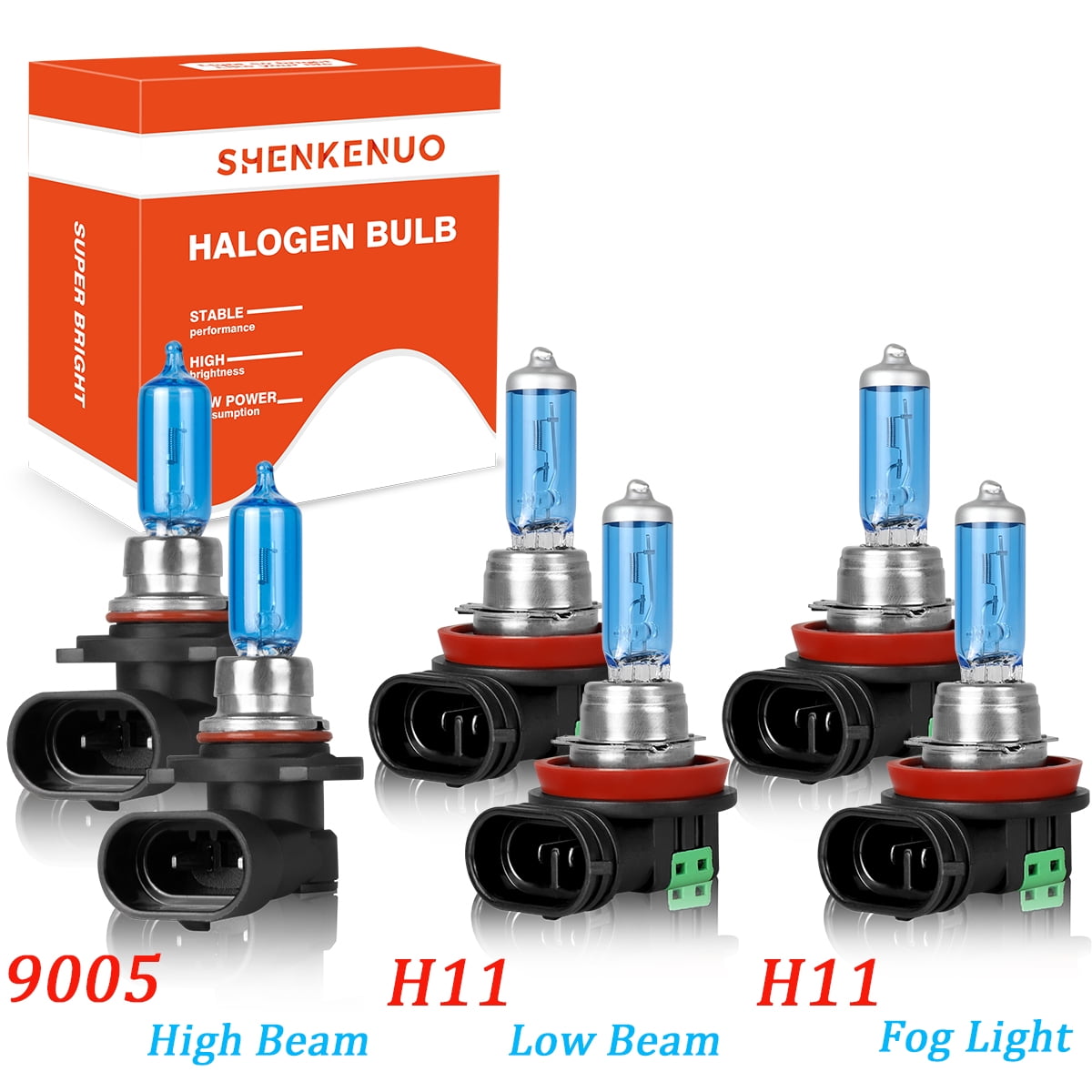 HMCYCI For Toyota Prius 2010-2015 4200K Halogen Headlight High Low ...