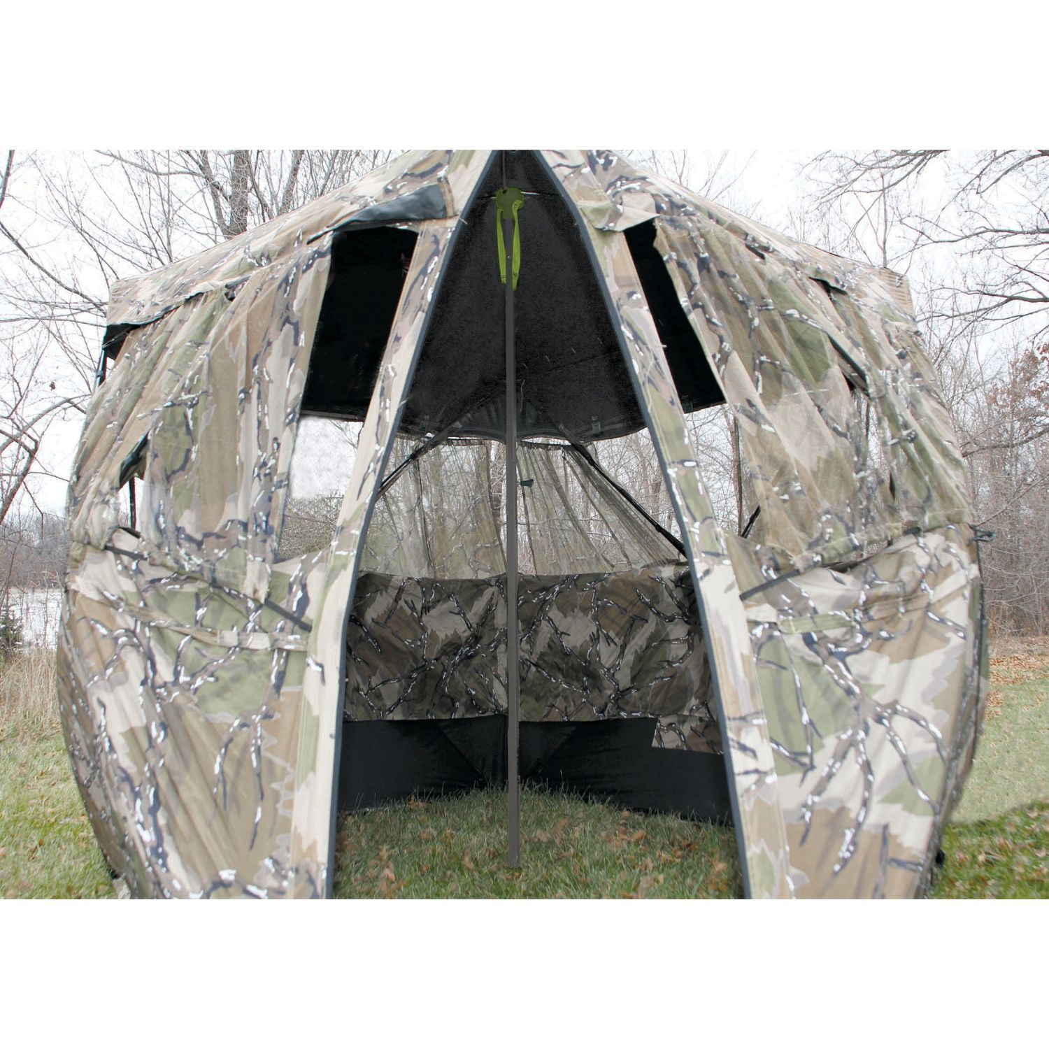 HME Ground Blind Support Pole, Adjustable Center Support, Prevents Roof ...