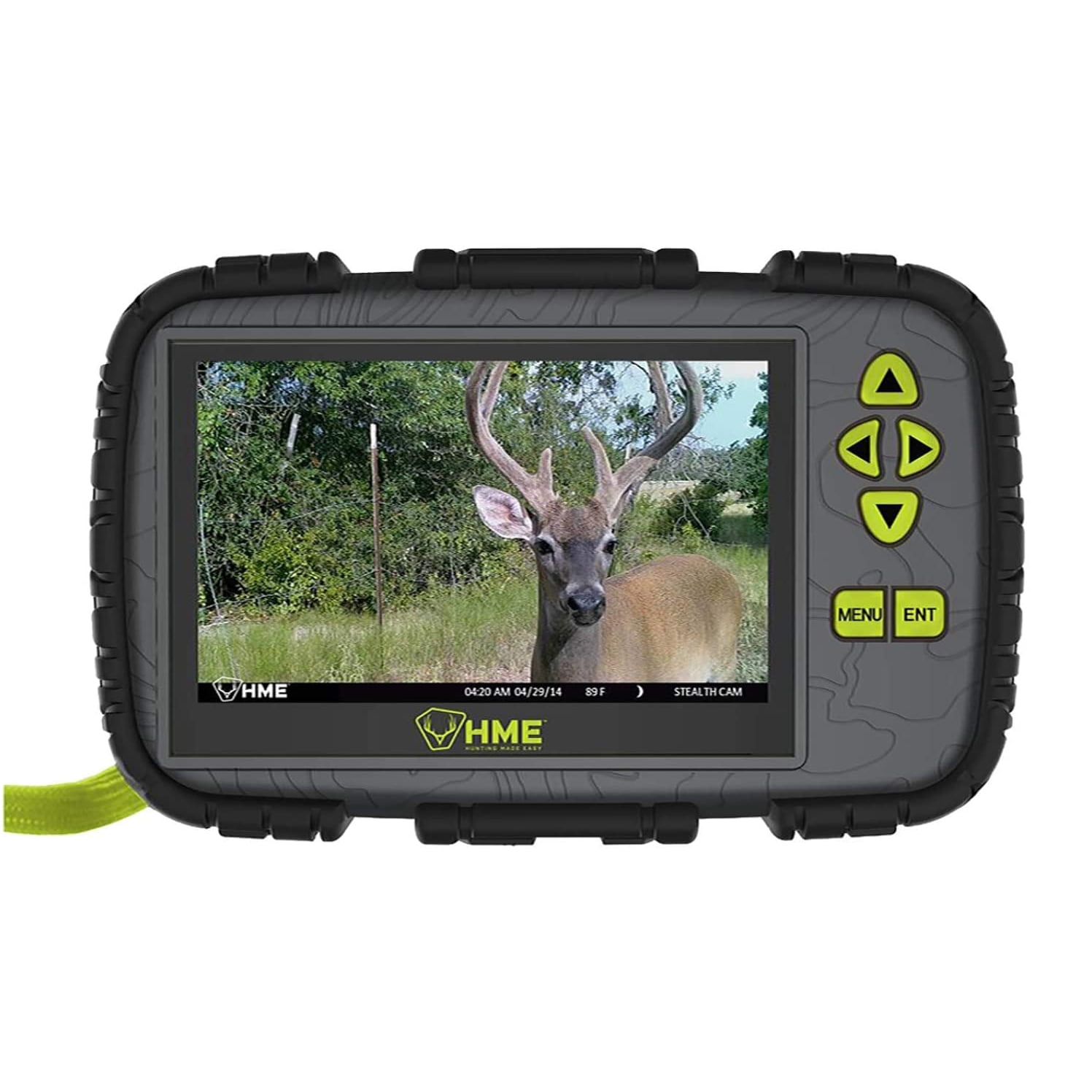 HME Hunting Trail Camera 4.3" LCD Screen SD Memory Card Reader/Viewer w ...
