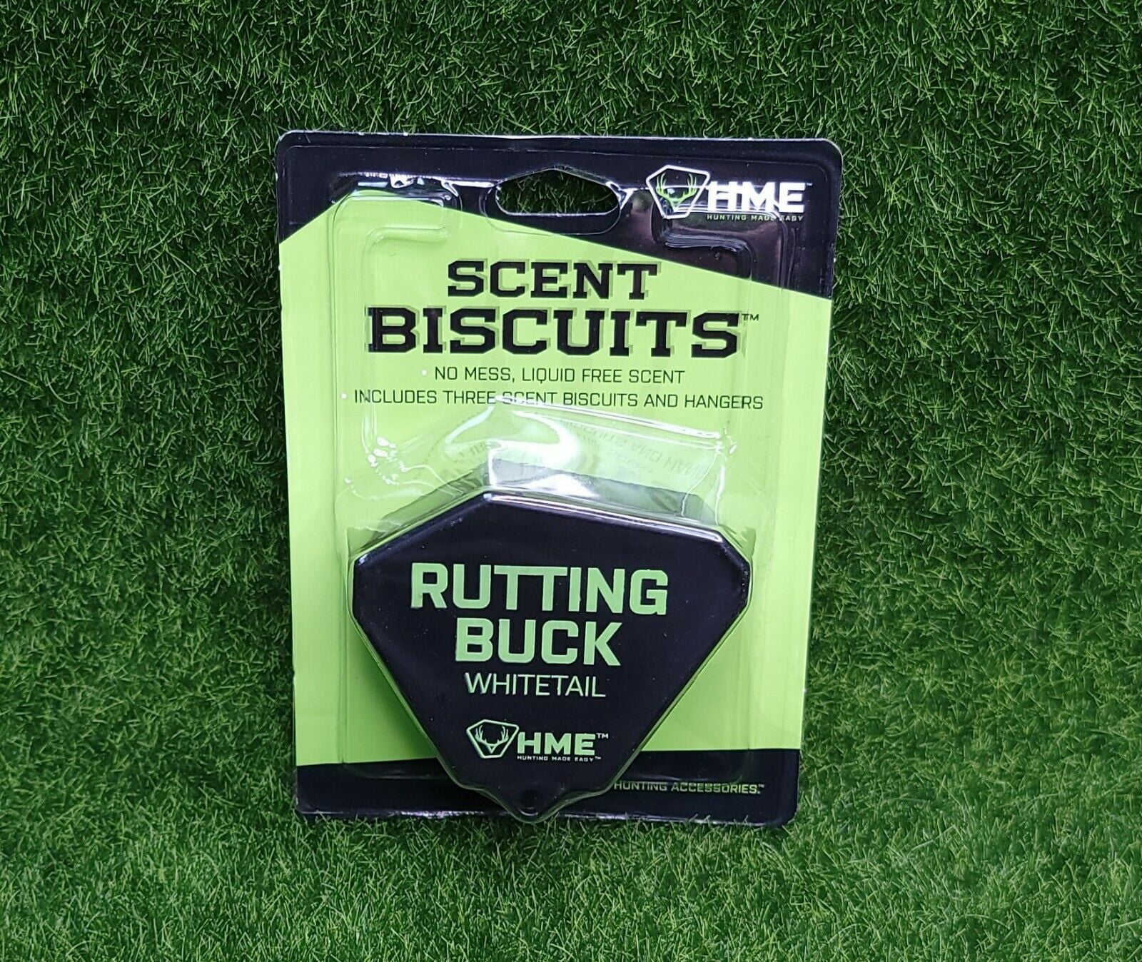 HME Scent Biscuit Rutting Buck Whitetail Liquid-Free Scent, 3-Pack ...