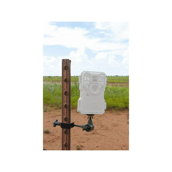 HME Game Hunting T-Post Trail Camera Mount Holder with Pans/Tilts ...