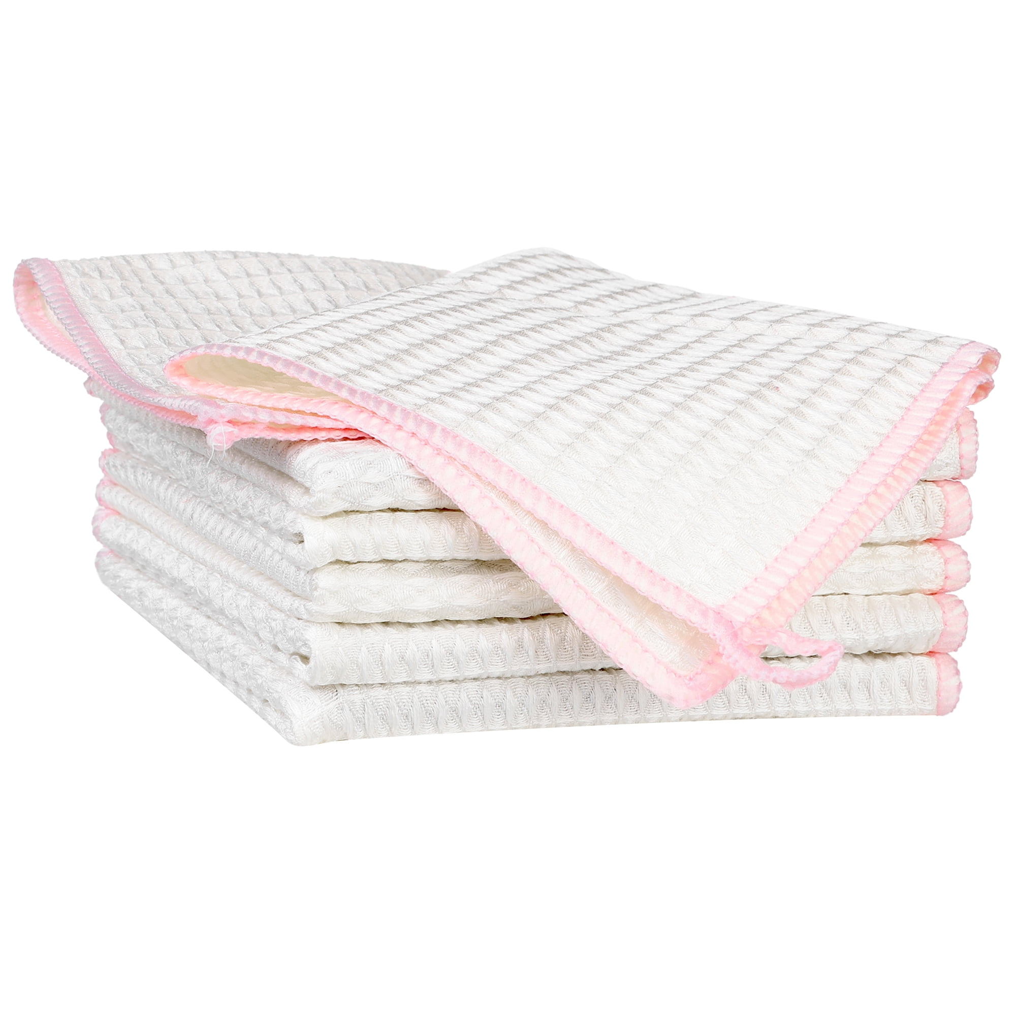 HMETOL Cleaning Cloths Soft Absorbent Lint Free Cleaning Rags, 11" x 11 ...