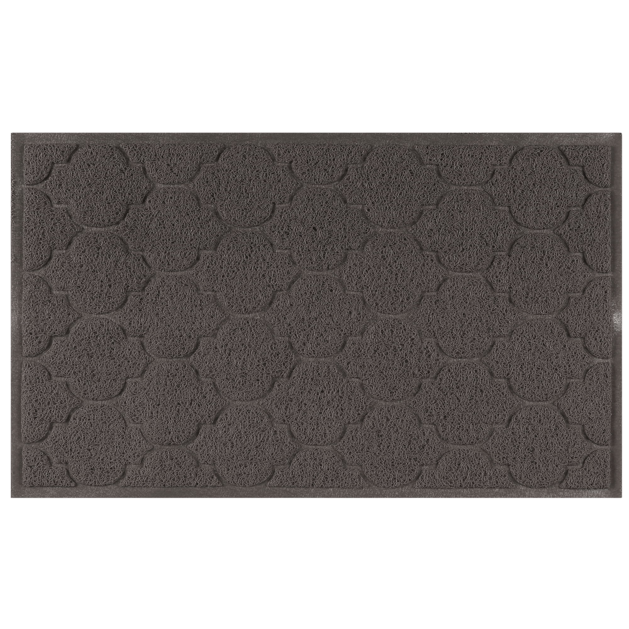 HMETOL Front Door Mat Welcome Mat Entryway Low Profile Design Floor Mat Solid Color Durable Dust ...