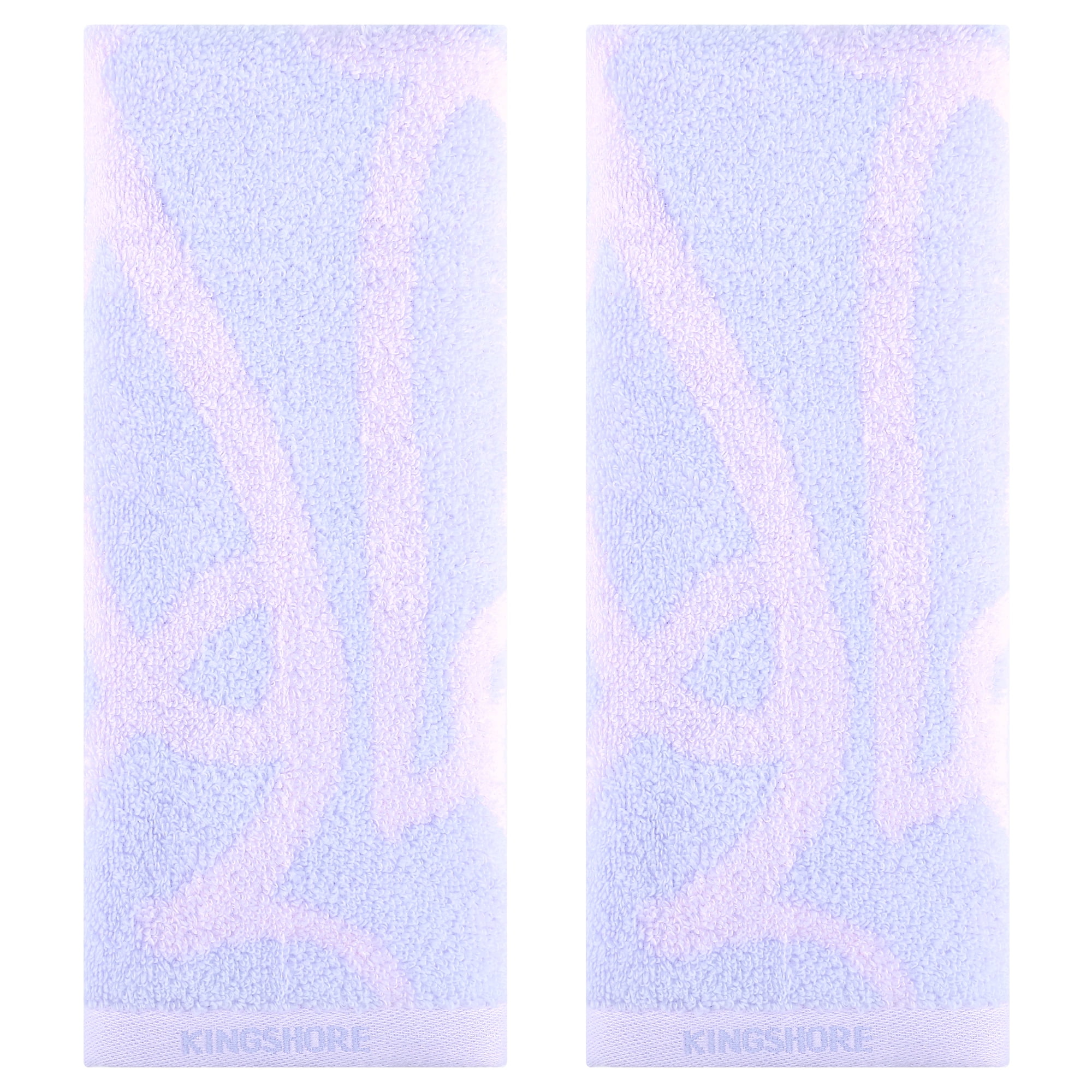 REGALWOVEN Heart Love Pattern Hand Towels Pure Cotton Bathroom ...
