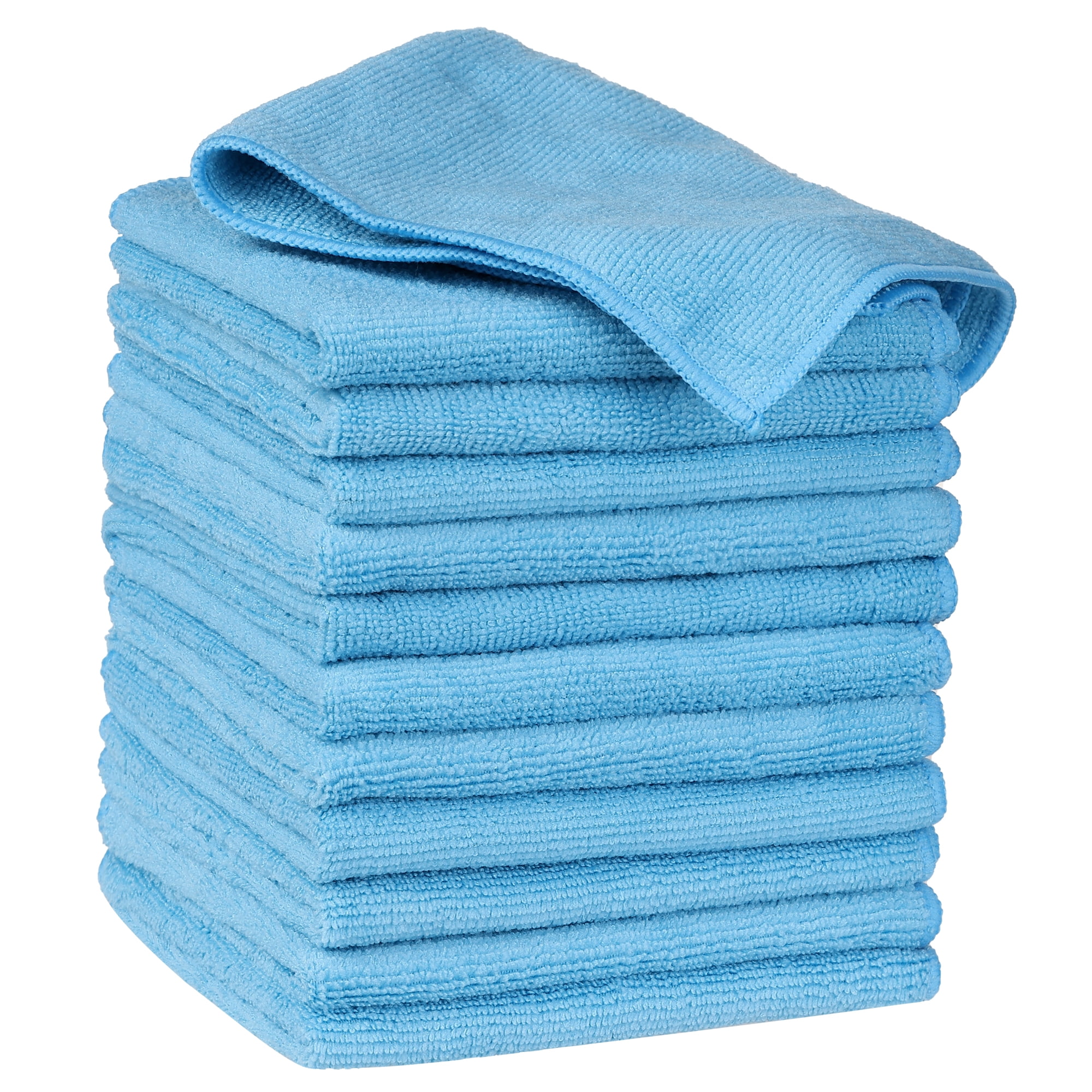 REGALWOVEN Microfiber Cleaning Cloths, 12 Pack Cleaning Rags for ...