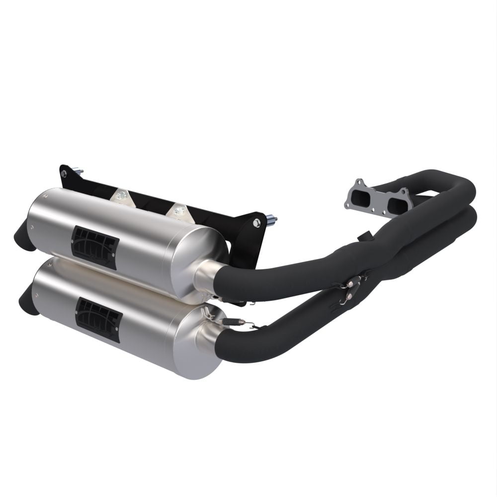 HMF Muffler Yamaha Raptor 110 24-25 Black Performance Full System ...