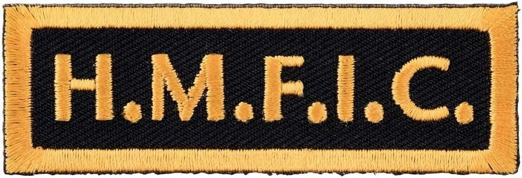 HMFIC Yellow Patch, Biker Club Rank Patches - Walmart.com