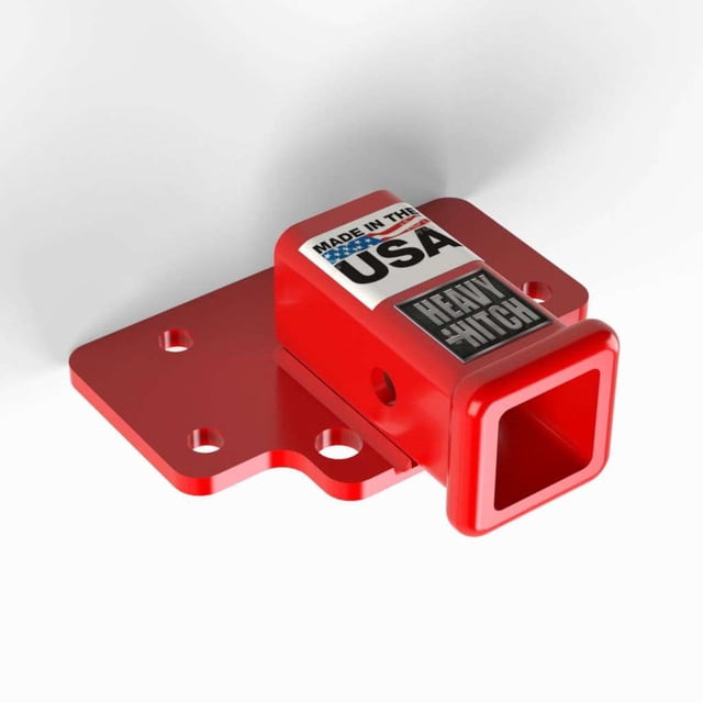 HMFRP: Rear 2” Receiver Hitch Plate for Massey Ferguson - Red (matches ...